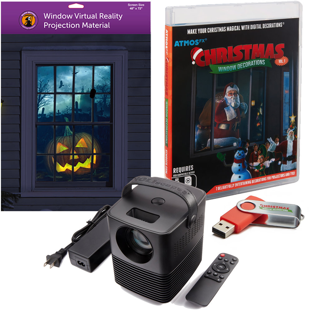 The Holiday Aisle® Christmas Digital Decoration Kit Includes 7 video ...