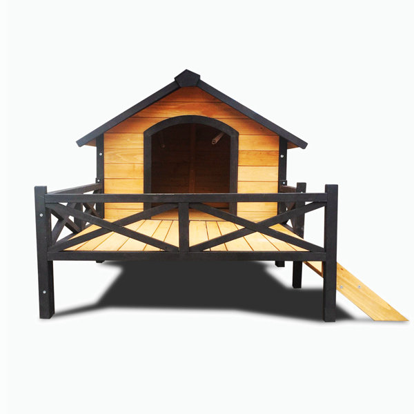 Tucker Murphy Pet™ Danzelle Yellow Brown Dog House | Wayfair