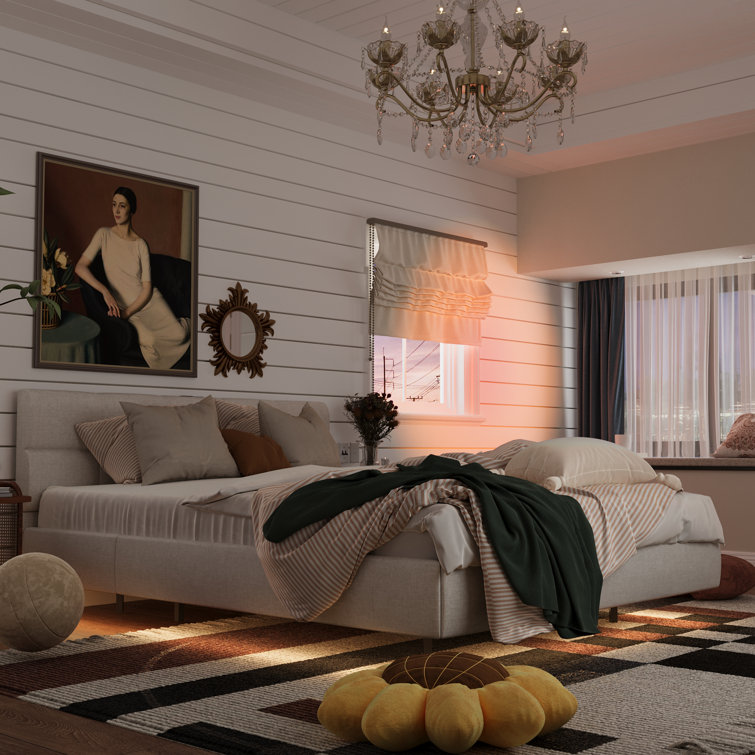 Ivy Bronx Jareal Upholstered Panel Bed | Wayfair