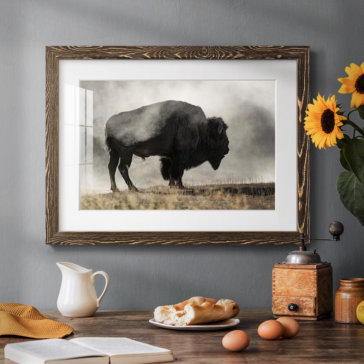 Union Rustic Geyser Basin Framed On Paper Print | Wayfair