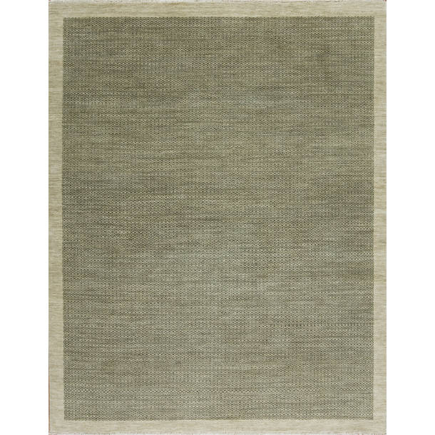 Samad Rugs Textures Hand Knotted Wool Plaid Rug | Wayfair