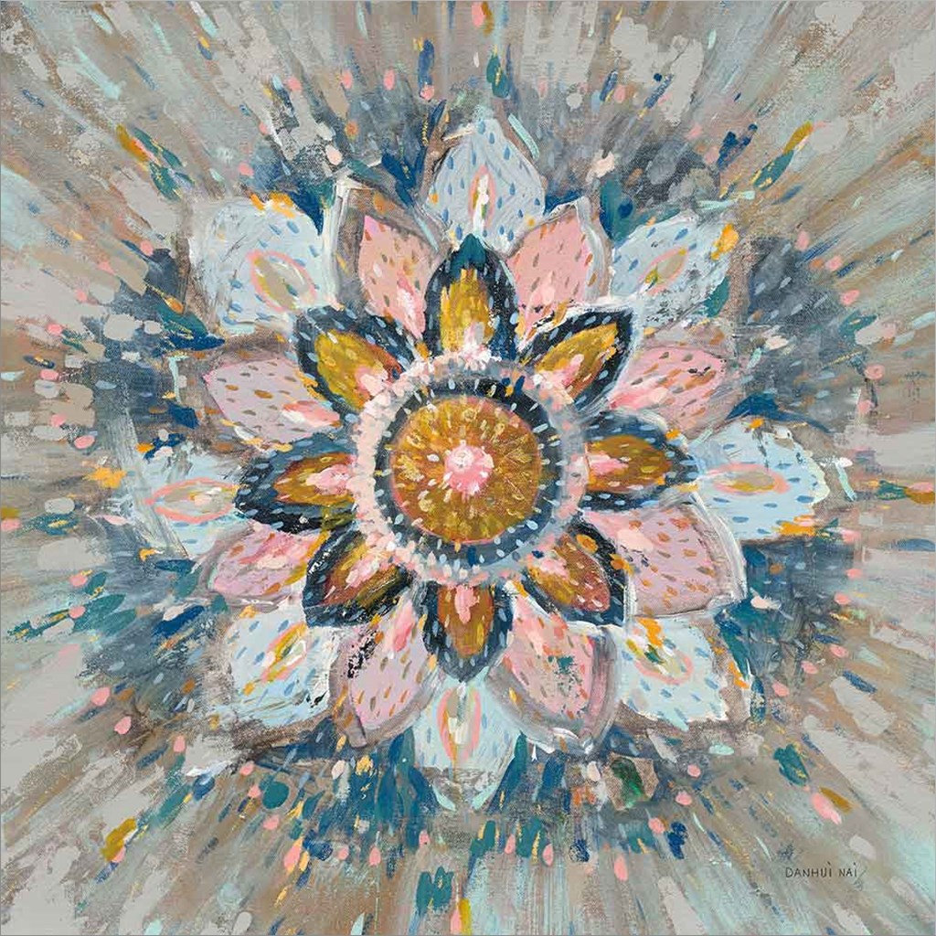 Bungalow Rose «Spice Mandala» par Danhui Nai, art mural encadré ...