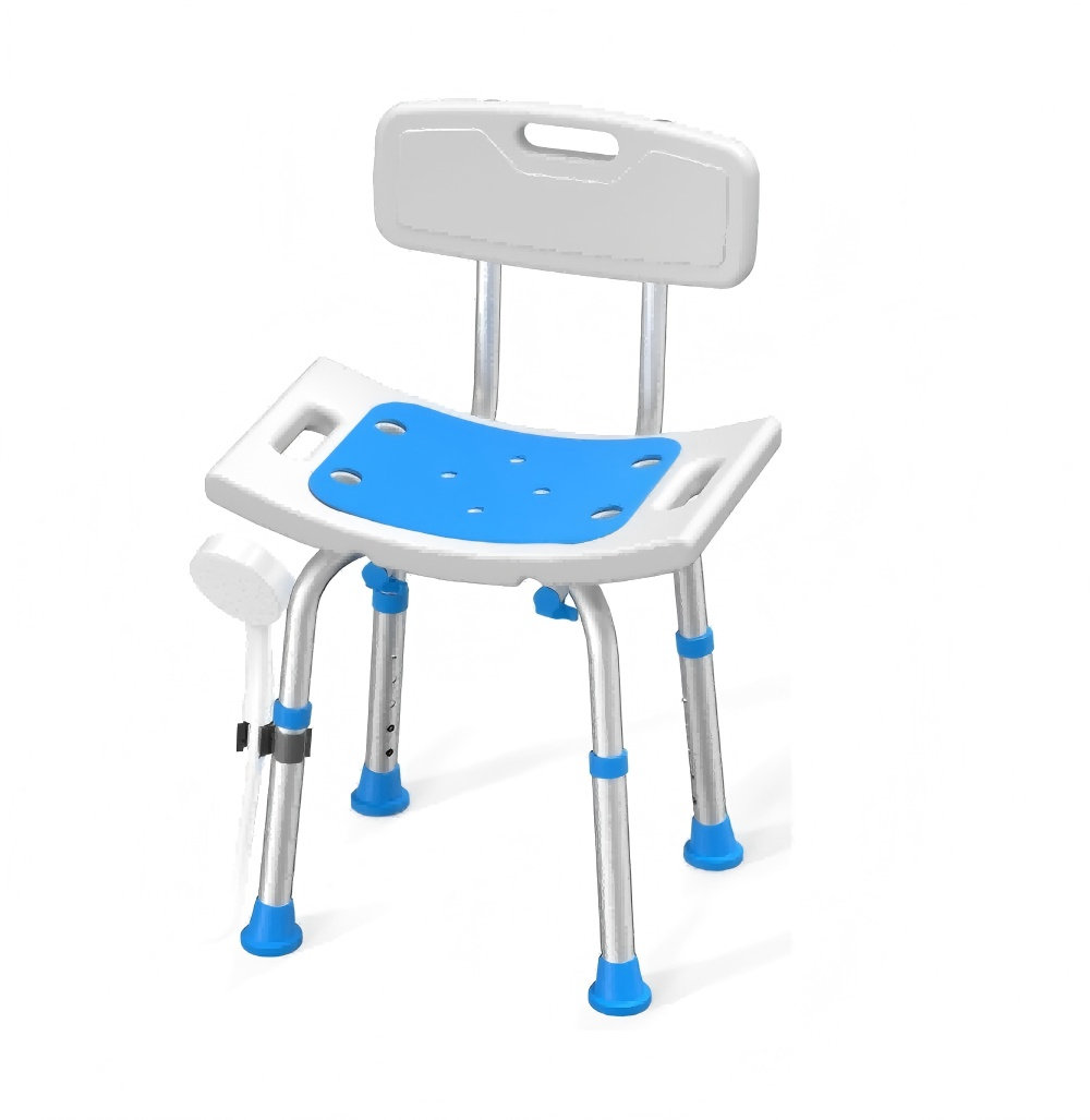 Latitude Run® Indoor Shower Shower Chair With Removable Backrest For ...