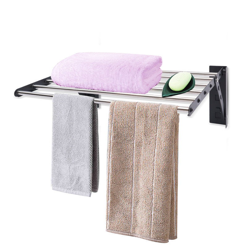 Rebrilliant Stainless Steel Wall Mounted Drying Rack & Reviews | Wayfair