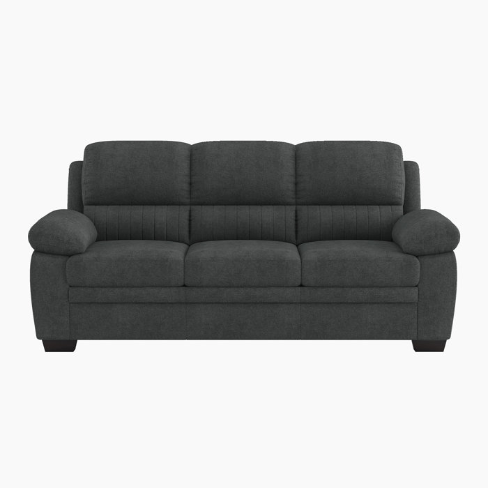 Ebern Designs Mellitz 80'' Pillow Top Arm Fabric Upholstered Sofa ...