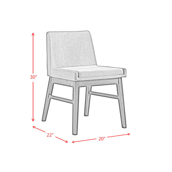 Wade Logan® Atiba Solid Back Side Chair & Reviews | Wayfair