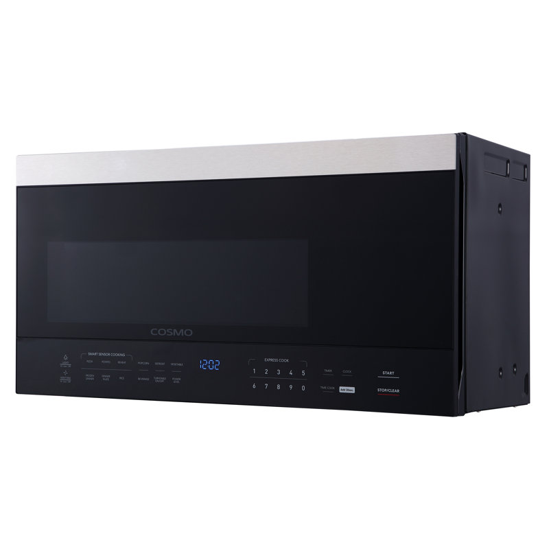 Cosmo 1.6 Cubic Feet Over-The-Range Microwave with Sensor Cooking ...