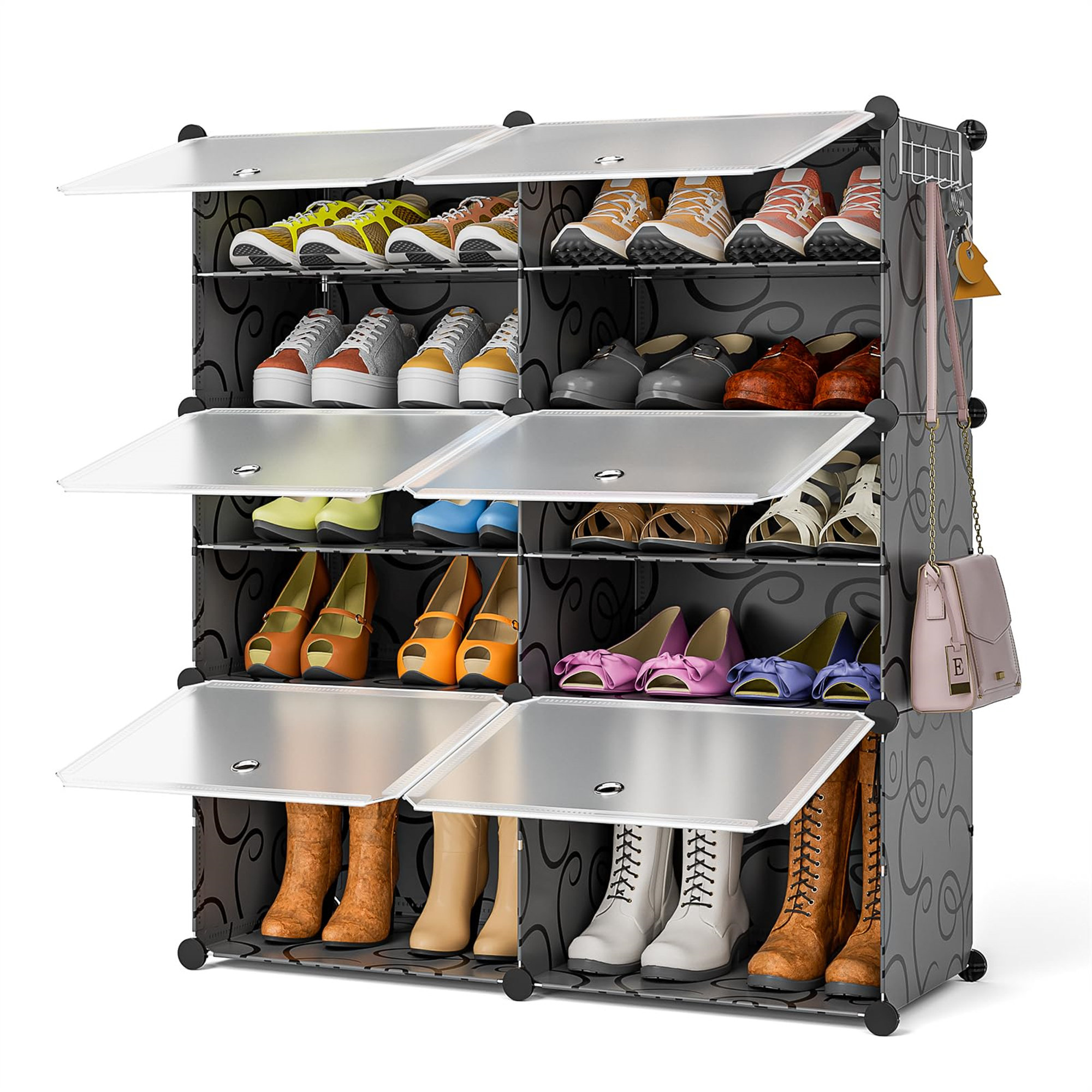 Rebrilliant 24 Pair Shoe Rack | Wayfair.co.uk