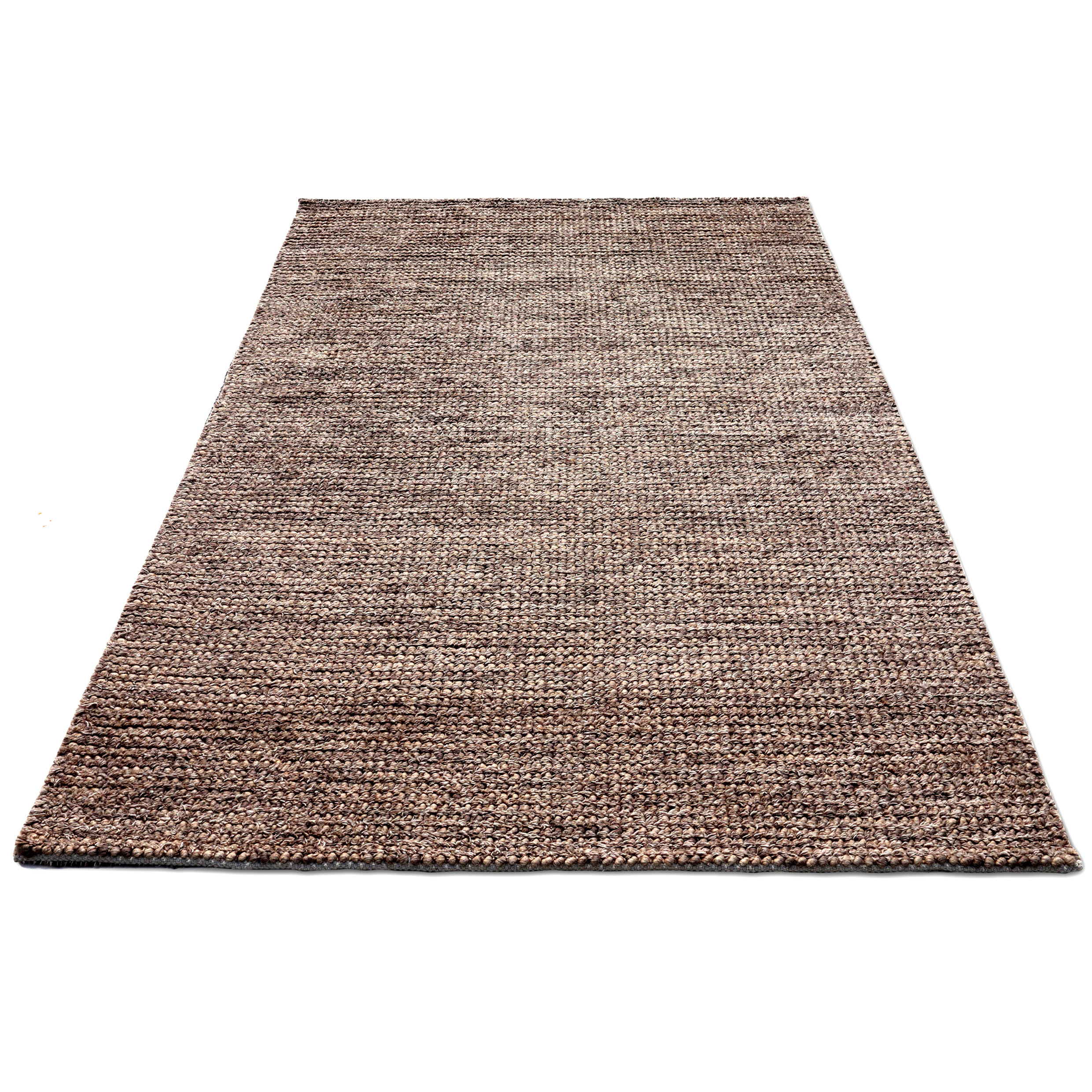 Tufty Home Bubble Moroccan Handmade Medium Pile Weave Coffee Taupe Wool ...