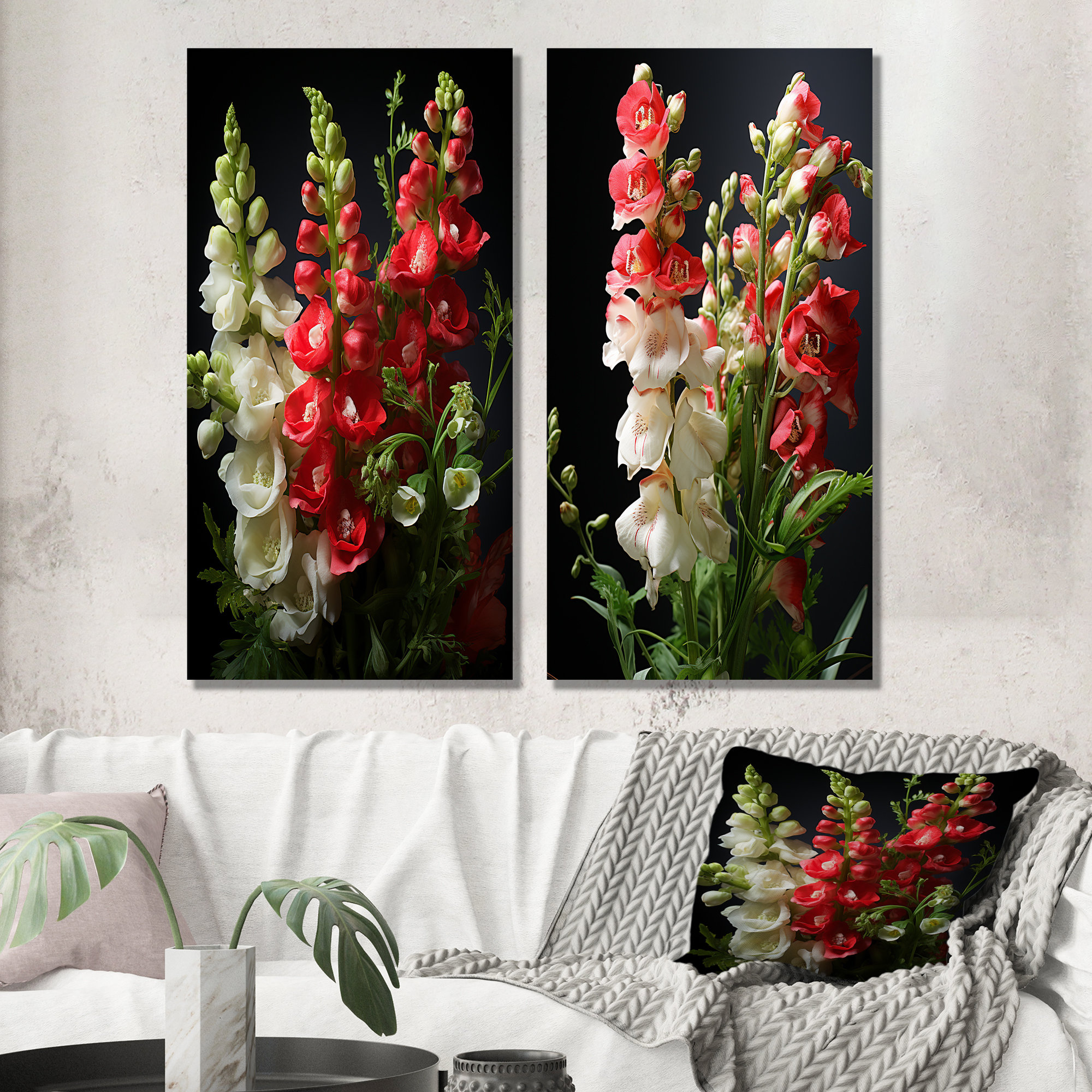 Latitude Run® Snapdragons Serenade I - Snapdragons Metal Wall Decor Set ...