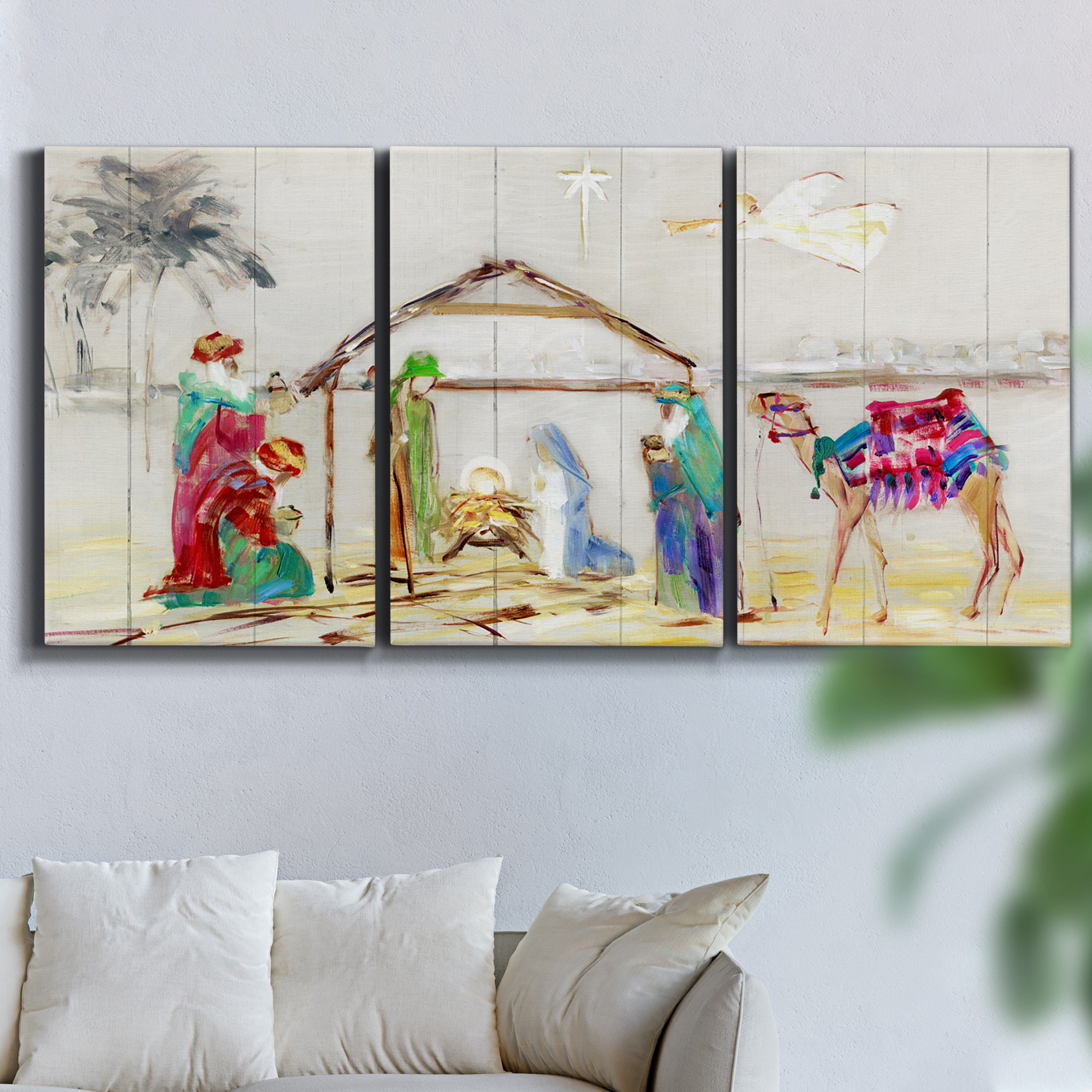 Winston Porter Rose Arches At Giverny, 1913 Framed On Canvas 3 Pieces ...