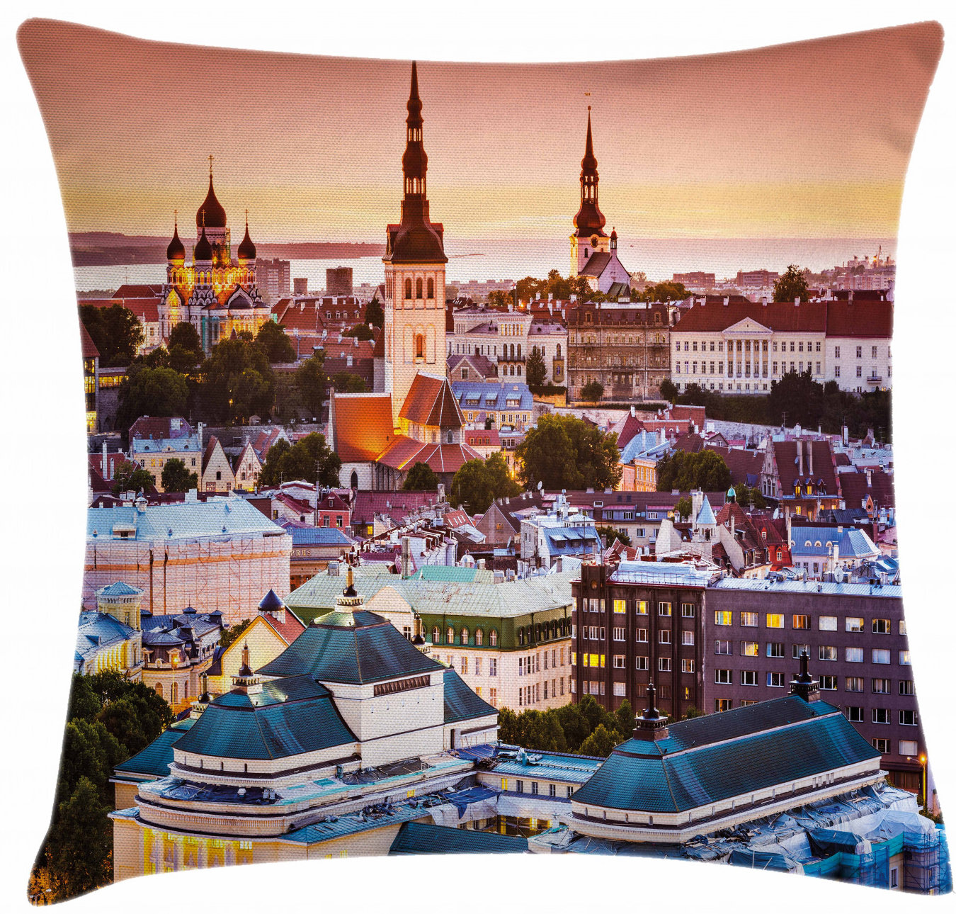 Ambesonne Indoor / Outdoor 36" Throw Pillow Cover | Wayfair