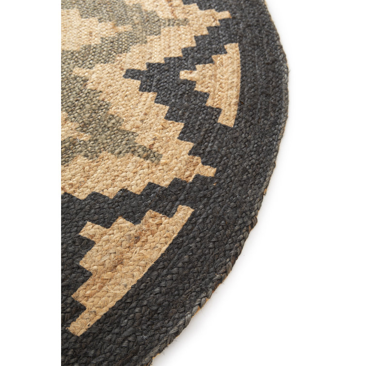 World Menagerie Weatherspoon Hand Braided Beige Round Rug | Wayfair.co.uk