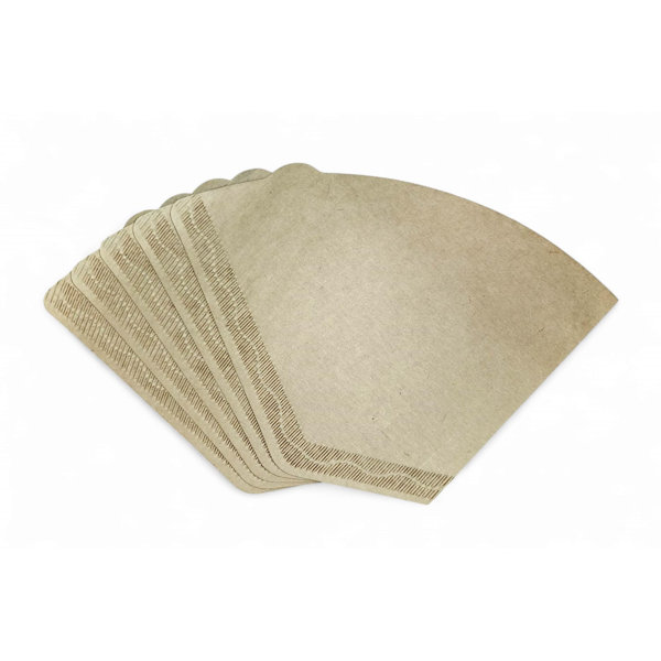Latitude Run 5 Size 3 Brown Coffee Filter Paper Cones – Commercial Use ...