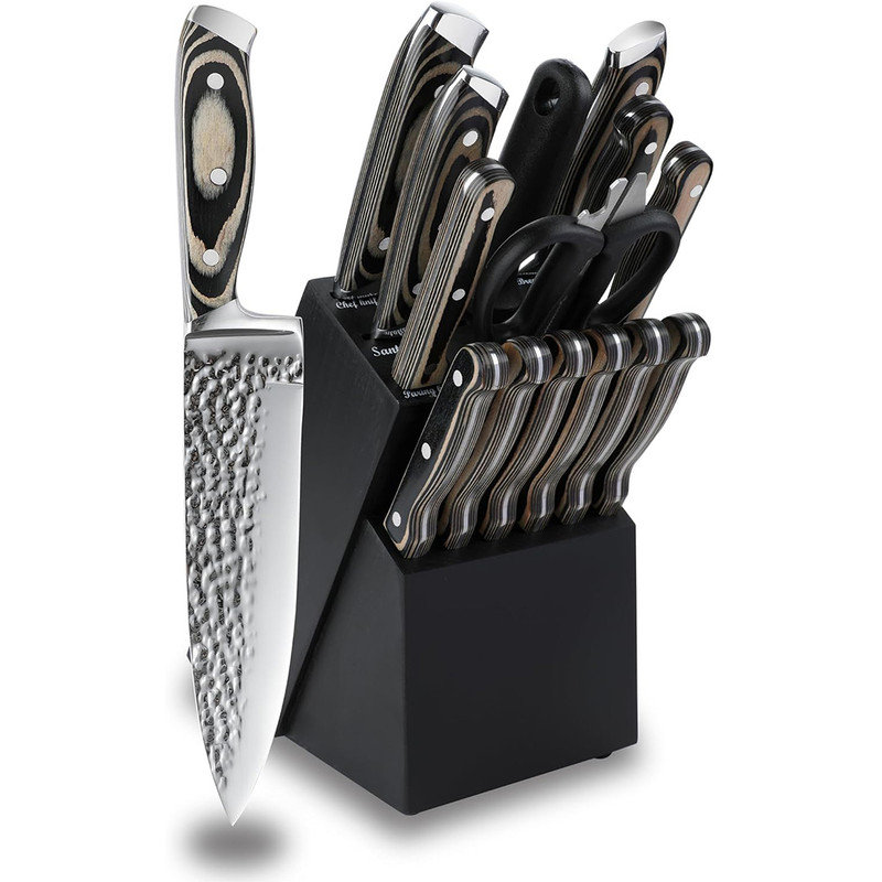 ASTER-FORM CORP Stainless Steel Knife Block Set | Wayfair