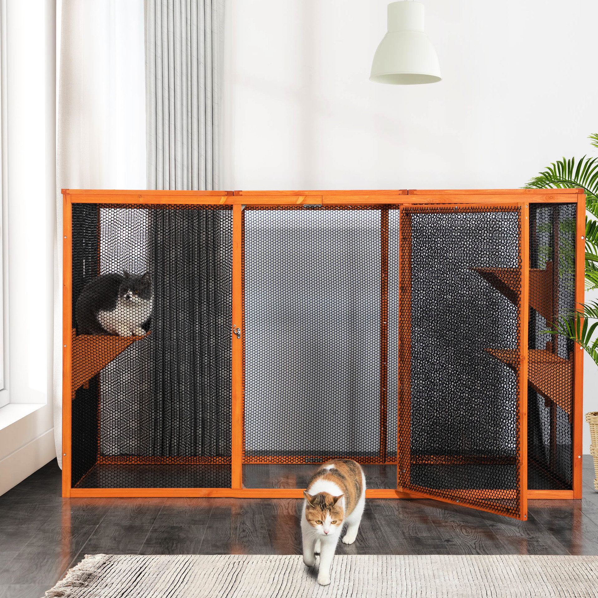 Archie & Oscar™ Detachable Cat Aviary With Waterproof Top And 3 ...