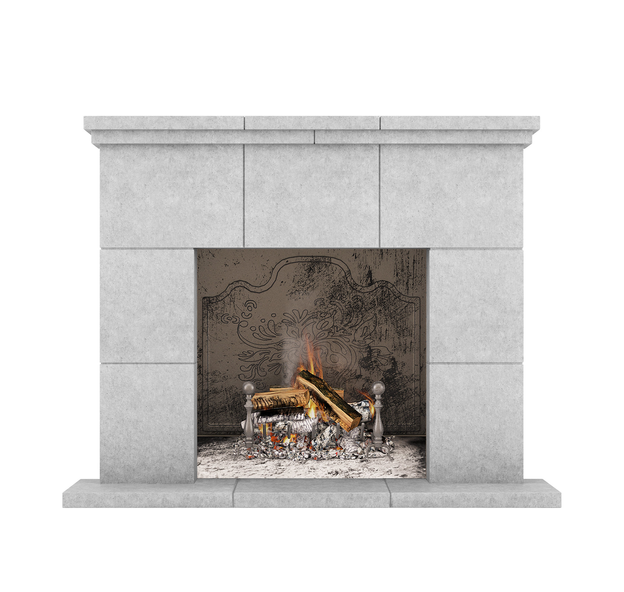 Los Angeles Cast Stone Tuscany Fireplace Surround | Wayfair