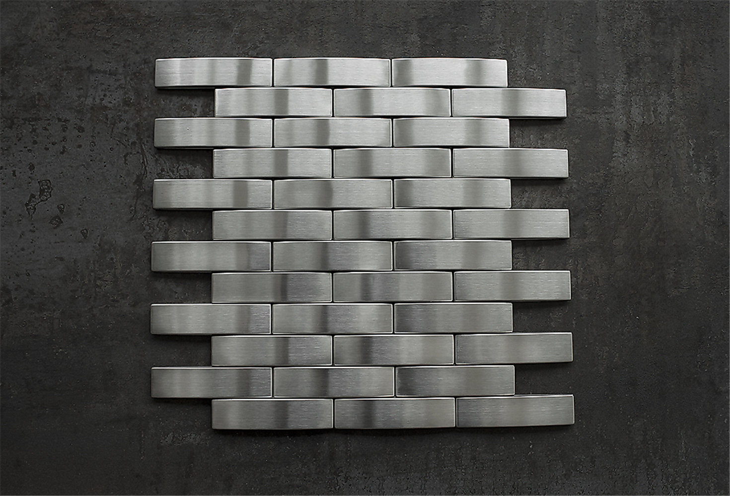 Supreme Tile Bridge 1" x 4" Metal Random Mosaic Wall Tile & Reviews ...