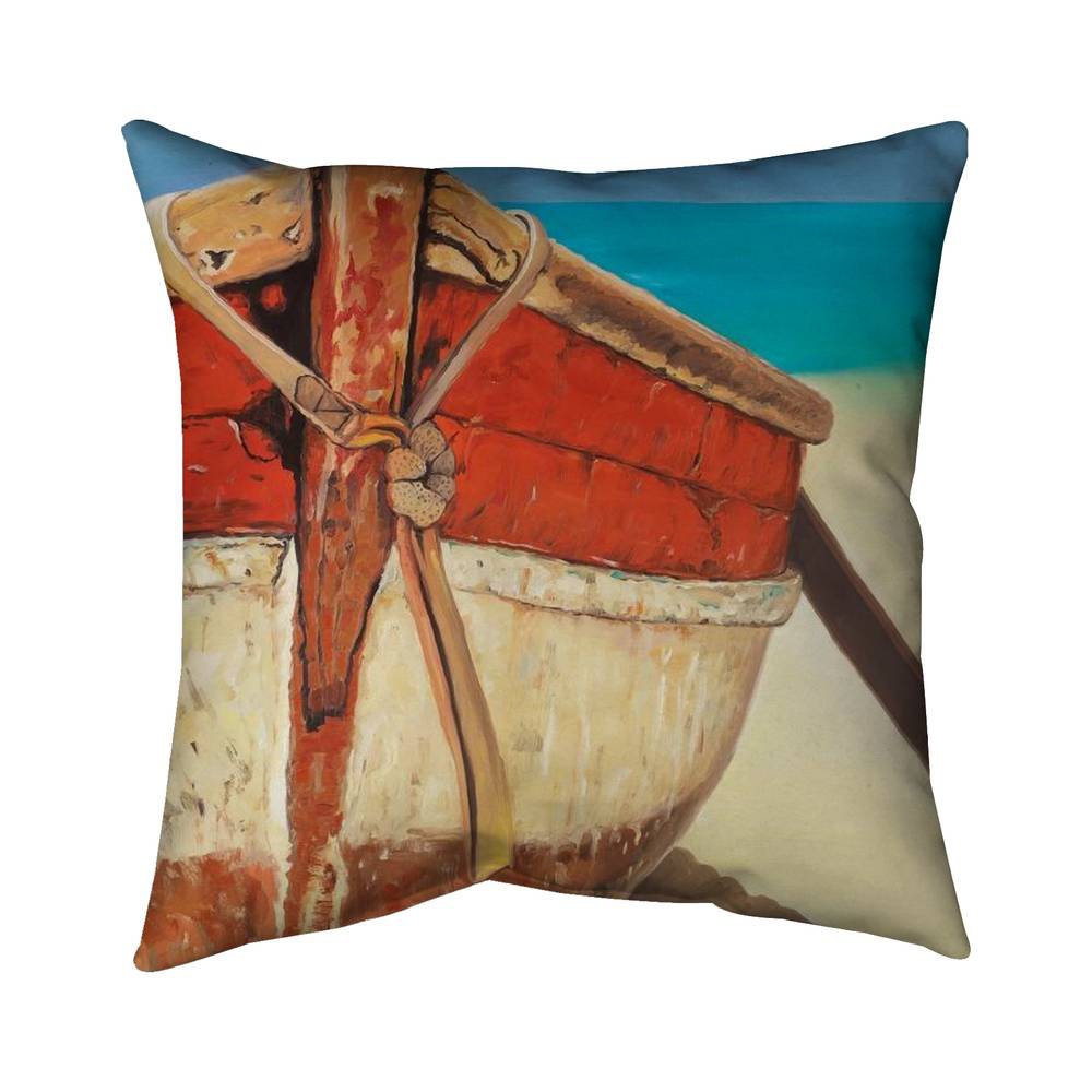 Begin Edition International Inc. Tied up Rowing Boat Square Throw ...
