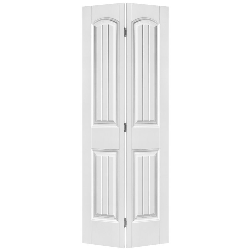 Masonite Cheyenne 2-Panel Camber Top Primed Hollow-Core Smooth ...
