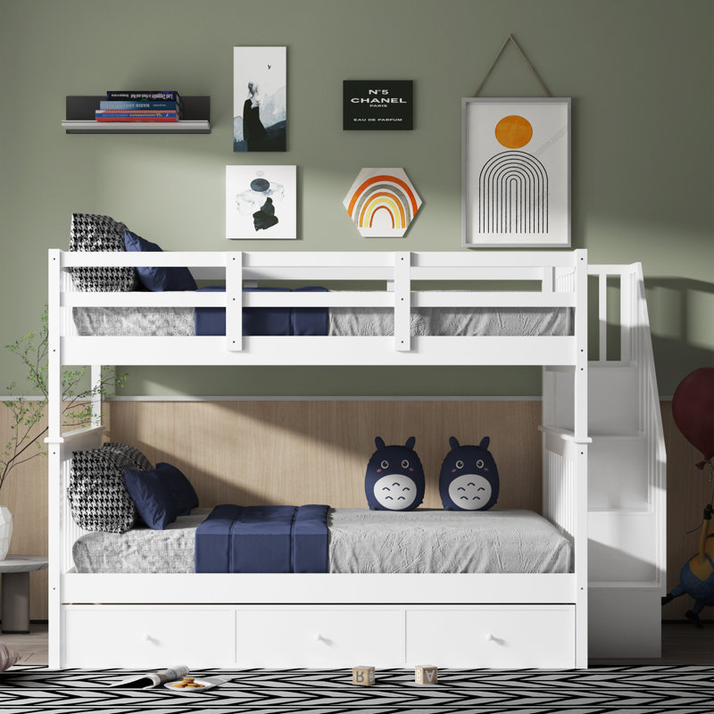 Harriet Bee Esparquy Full Over Full Standard Bunk Bed by Harriet Bee ...