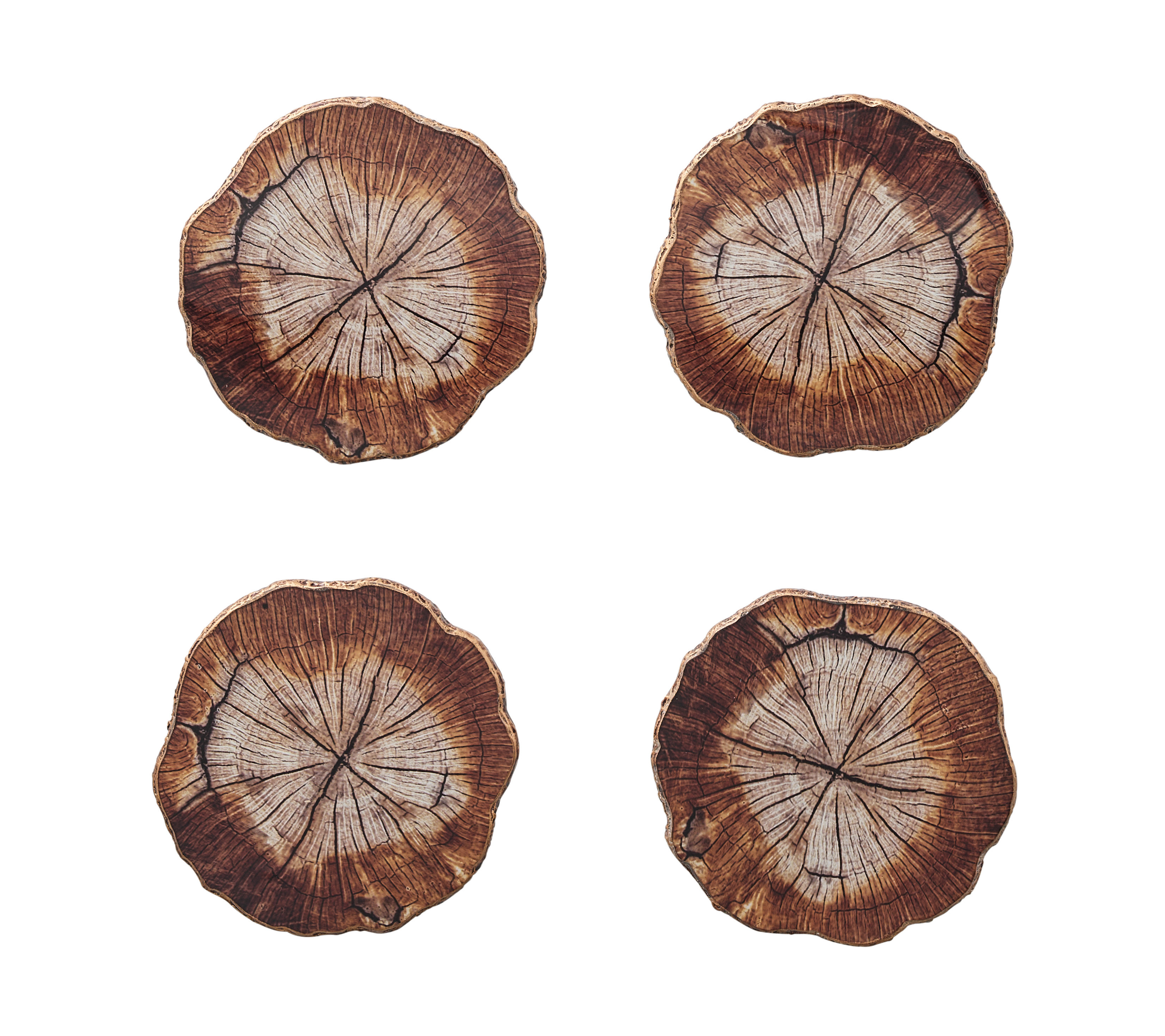 Kim Seybert Cedar Coaster in A Gift Box | Perigold
