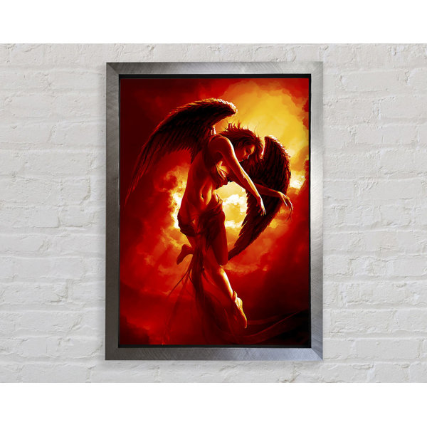 Bright Star Red Guardian Angel - Print | Wayfair.co.uk