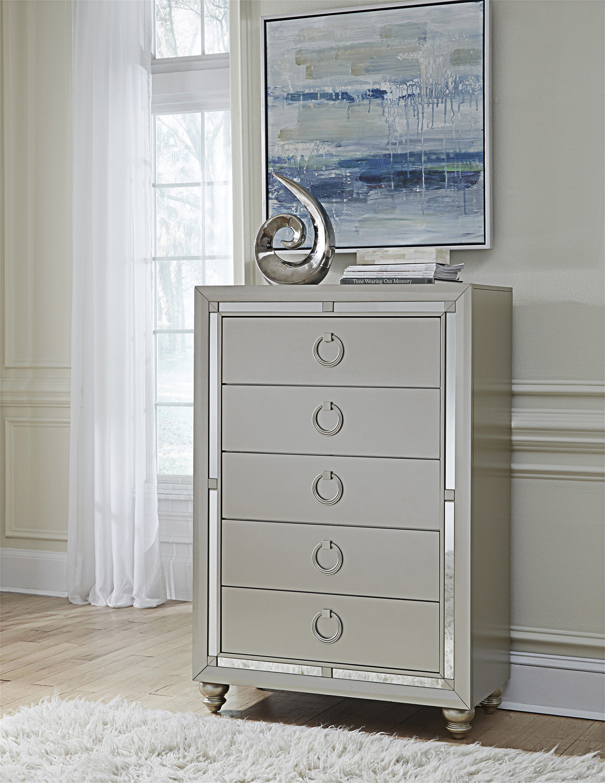 House of Hampton CHLOE GEMSTONE SILVER CHEST - Wayfair Canada