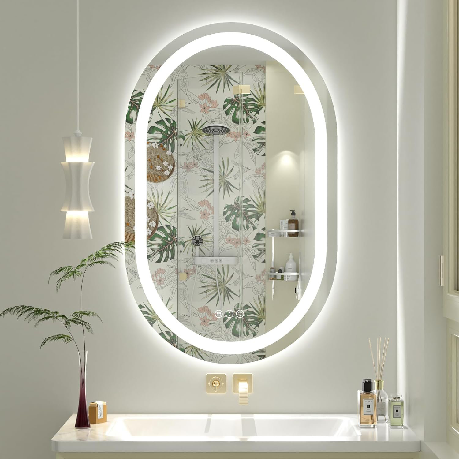 Ivy Bronx Molly Frameless LED Front Light and Back Light 3 Colors ...