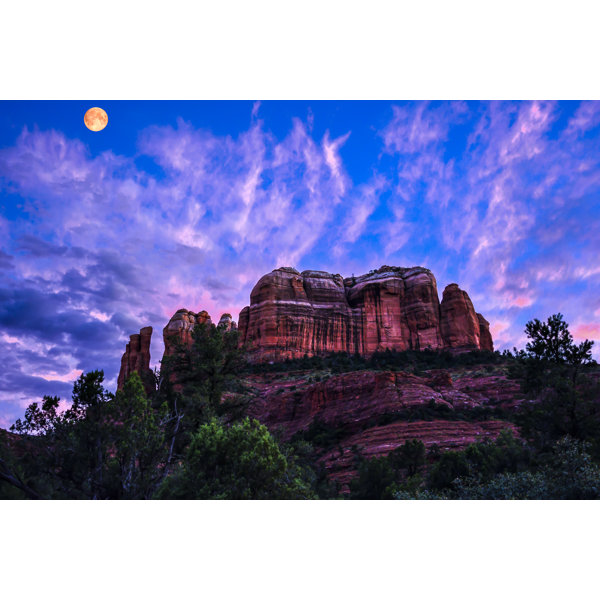 Alpen Home Cathedral Rock Twilight by Marcin_P_Jank - Wrapped Canvas ...
