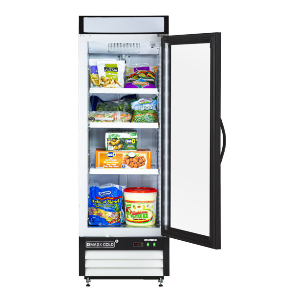Maxx Cold Single Glass Door Merchandiser Freezer | Wayfair