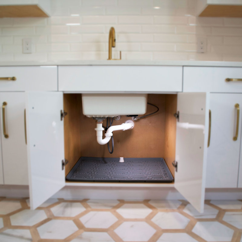 Xtreme Mats Under Sink Cabinet Mat for Kitchen or Bath Flexible Drip ...