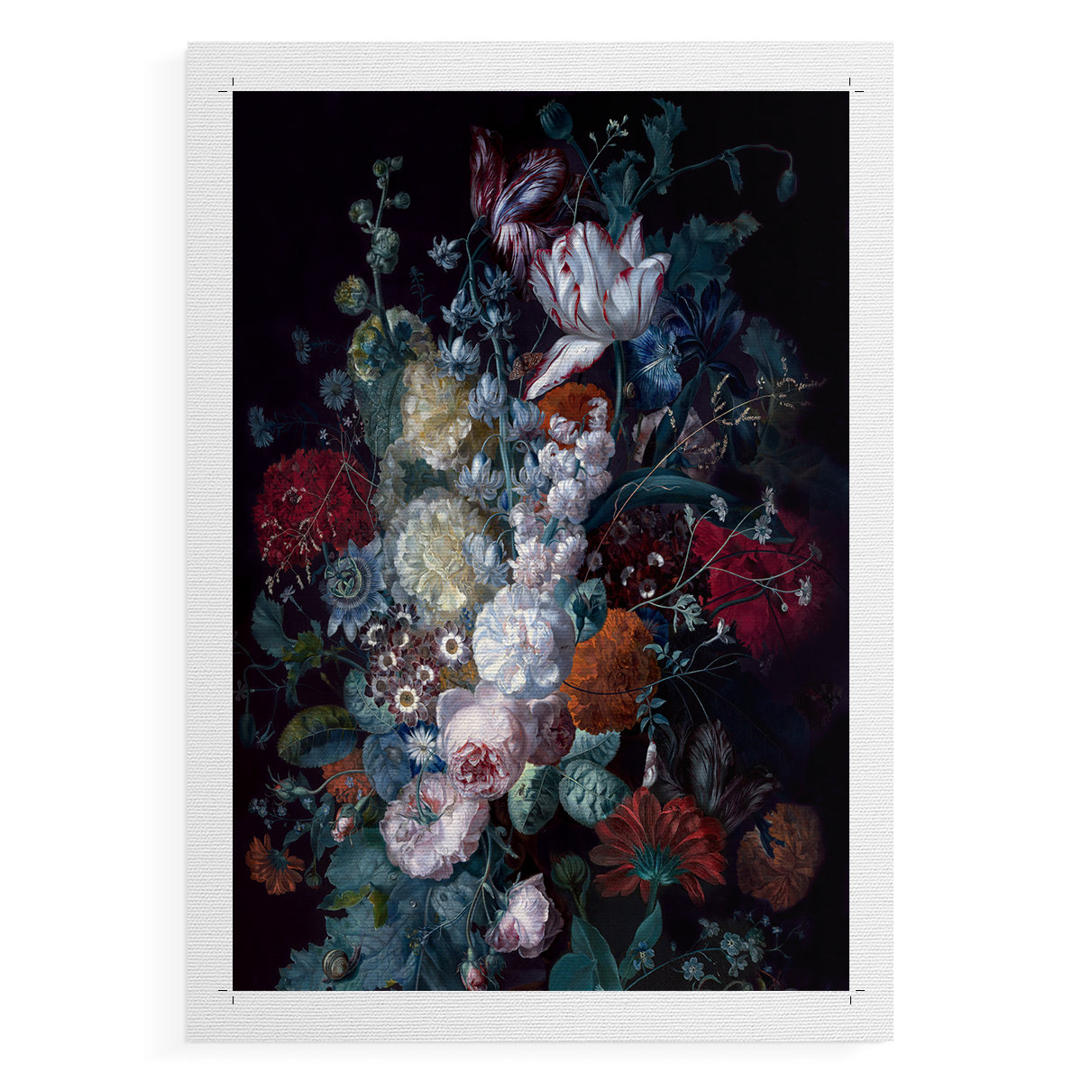 Astoria Grand Splendid Flowers -Canvas Print Only - NOT FRAMED | Wayfair