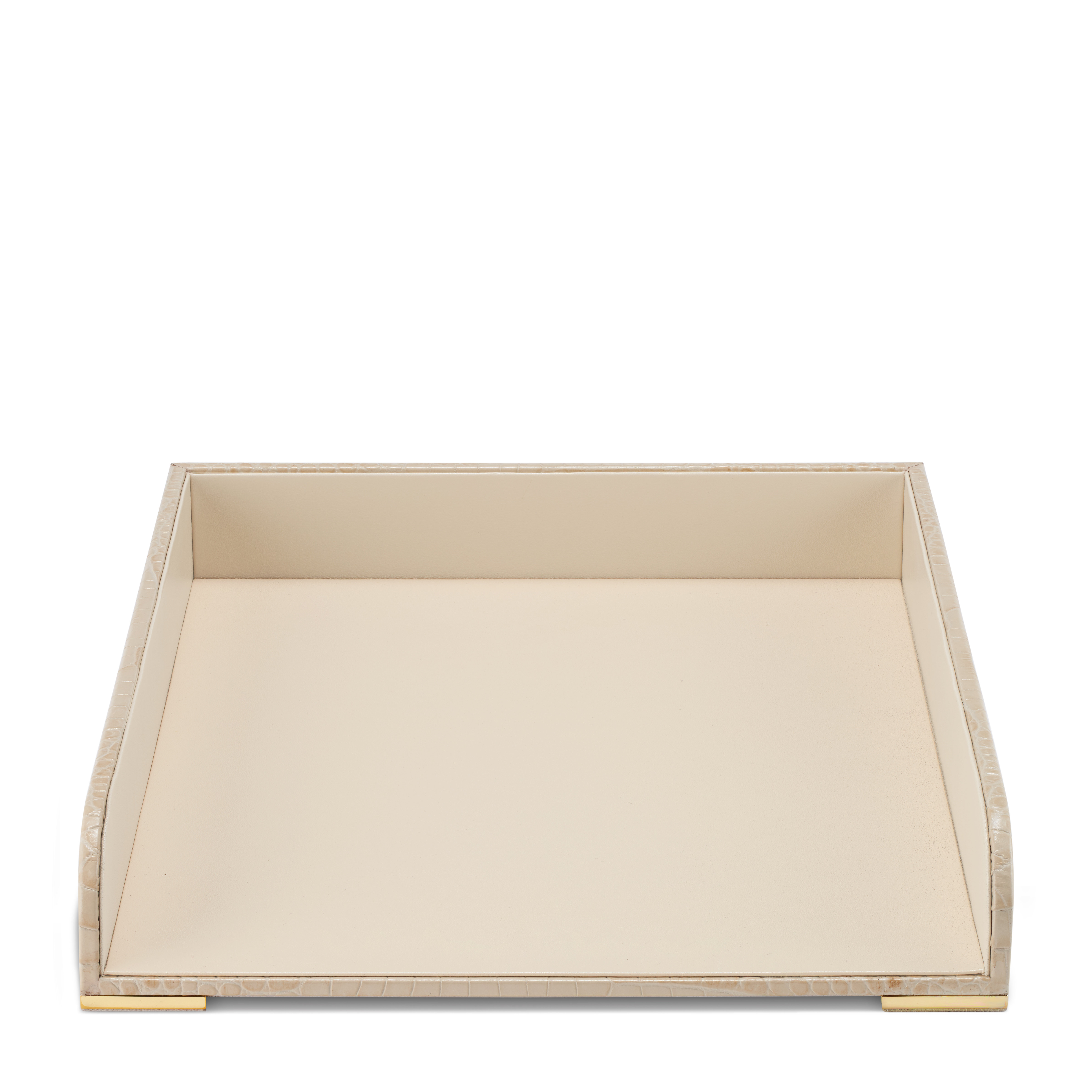 AERIN Classic Croc Leather Paper Tray | Wayfair