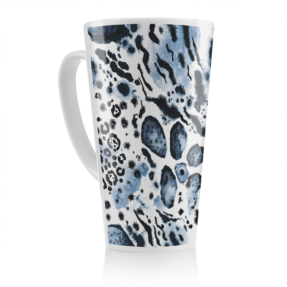 East Urban Home Leopard Print Latte Mug | Wayfair.co.uk