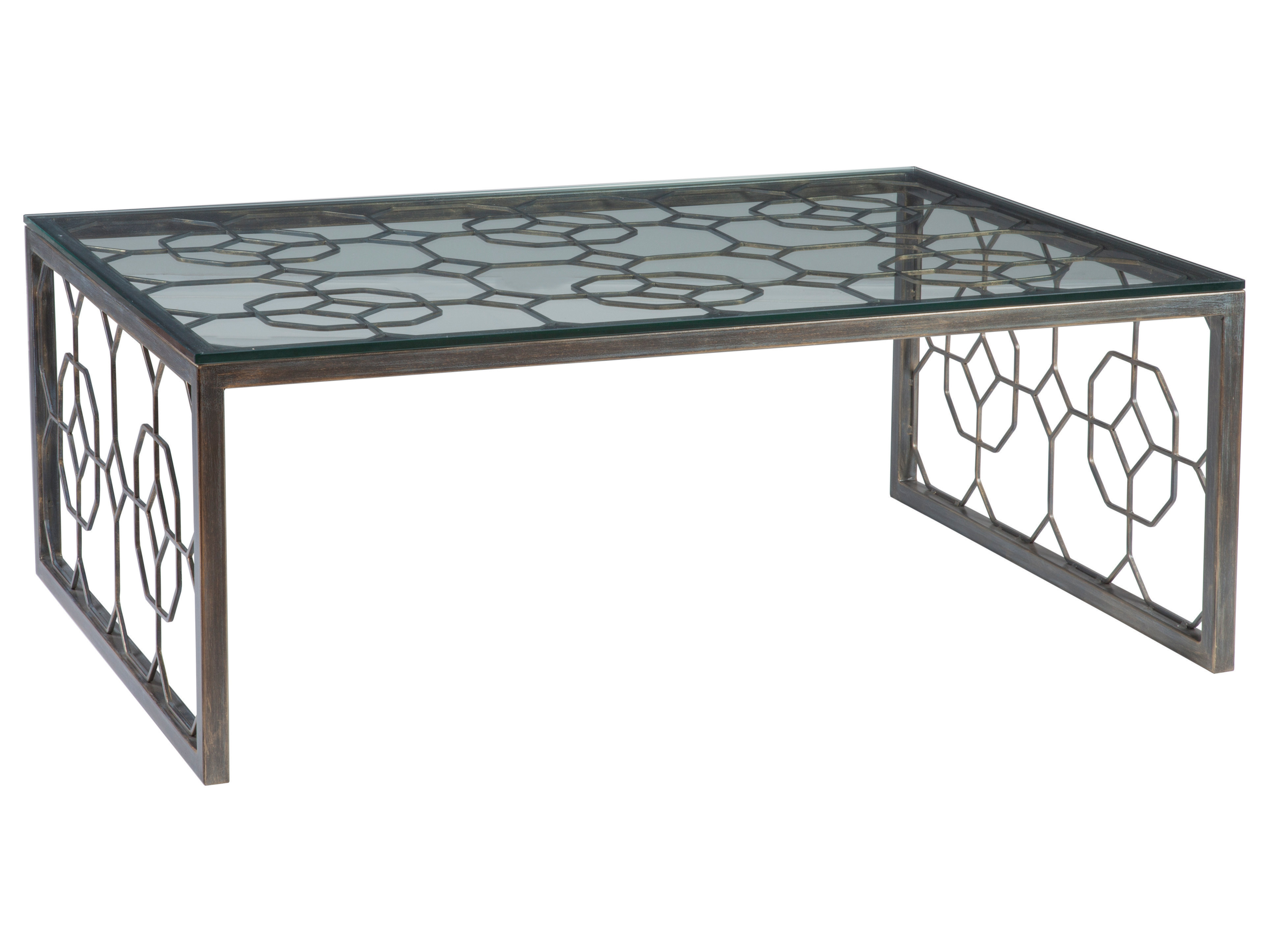 Artistica Home Metal Designs Honeycomb Cocktail Table | Perigold