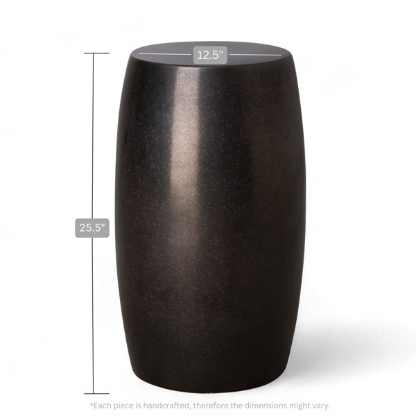 Winston Porter Cayrn TALL STOOL/TBL GUN METAL 12.5X25.5"H | Wayfair