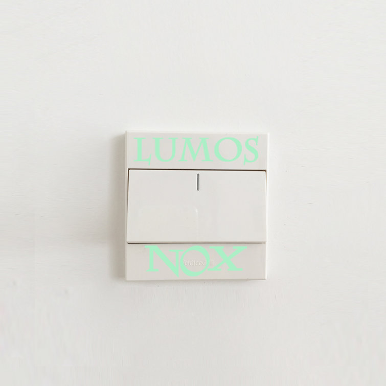 17 Stories Lumos Nox Glow in Dark Wall Sticker | Wayfair.co.uk