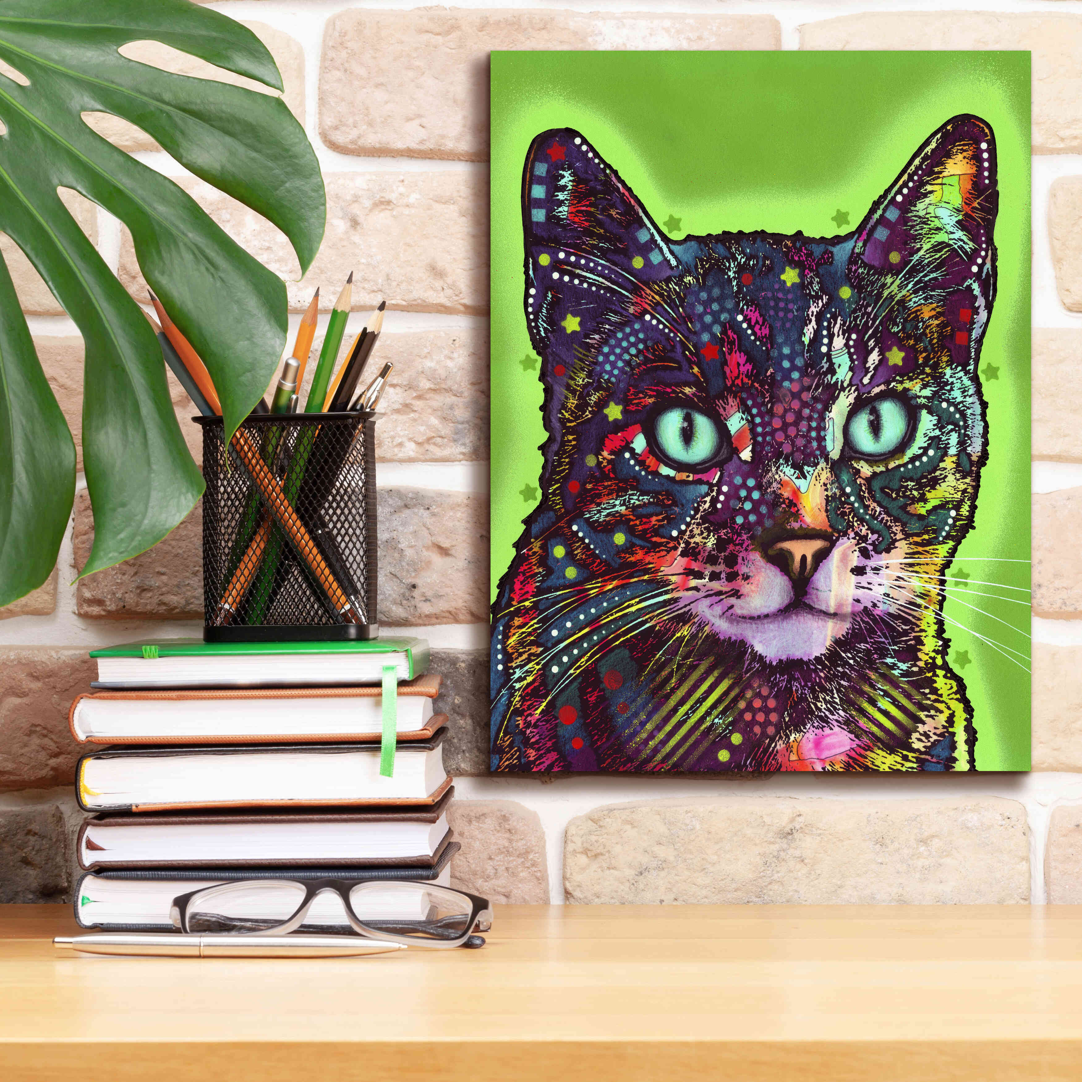 Red Barrel Studio® Watchful Cat - Wrapped Canvas Graphic Art | Wayfair