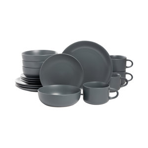 Mercury Row® Amiya 16 Piece Dinnerware Set, Service for 4 & Reviews ...