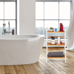 Rebrilliant Dickison 65.5cm x 76cm Bathroom Shelf | Wayfair.co.uk