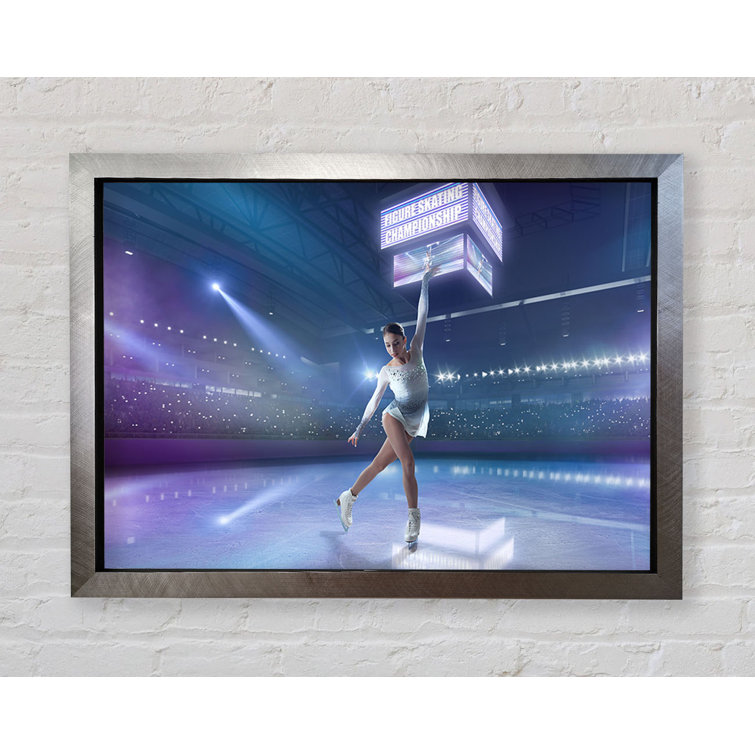 Bright Star Figure Skating Champion - Single Picture Frame Art Prints ...