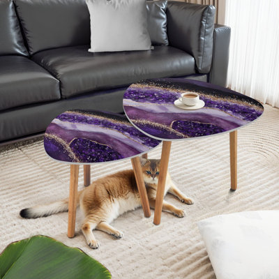 glitter coffee table