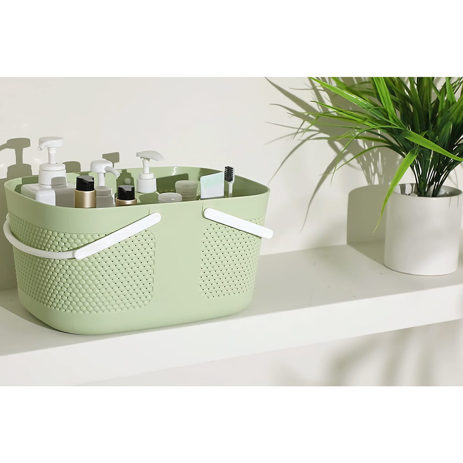 Rebrilliant Shower Caddy Basket, Portable Large Capacity Thickened ...
