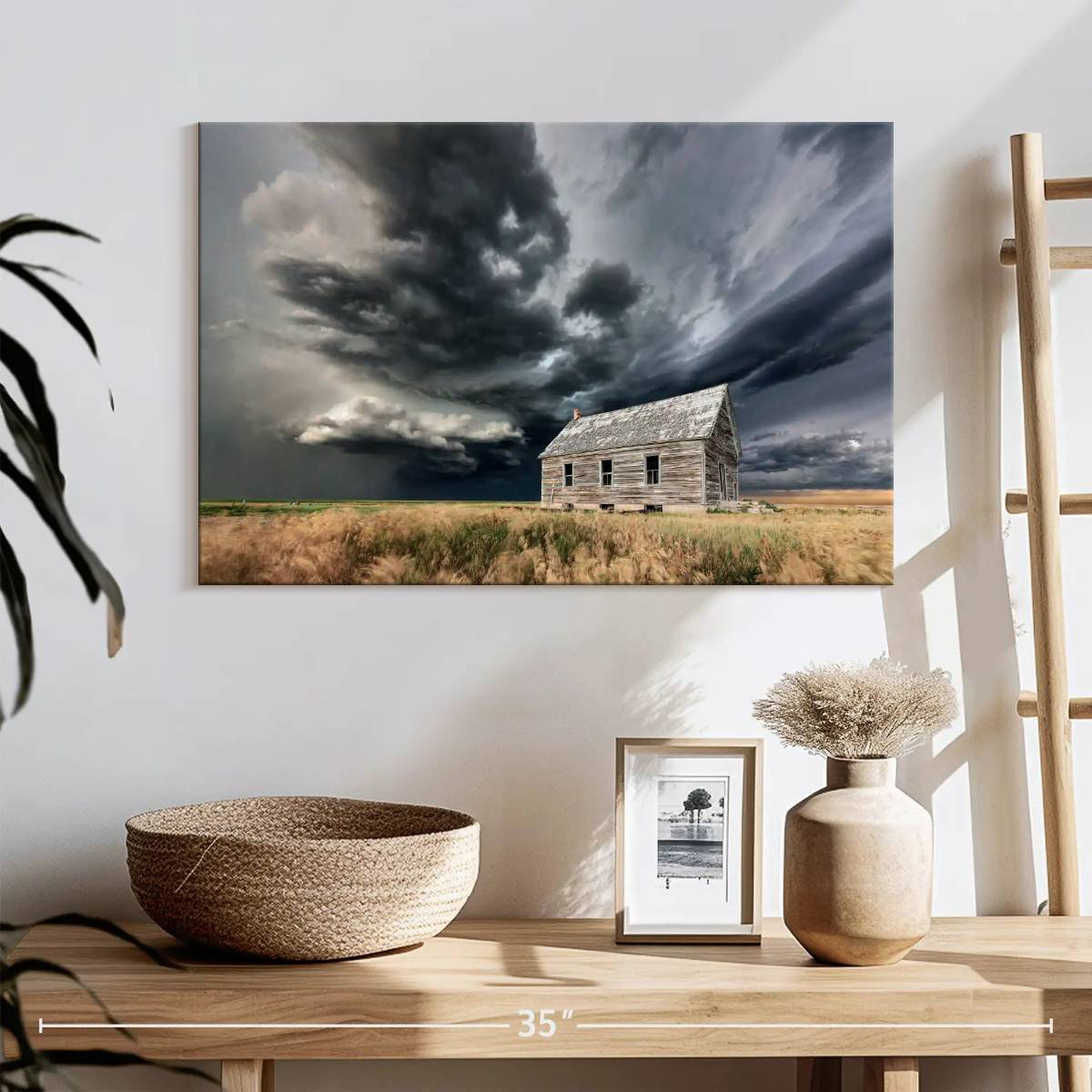 Millwood Pines Alvord Supercell Over Schoolhouse | Wayfair