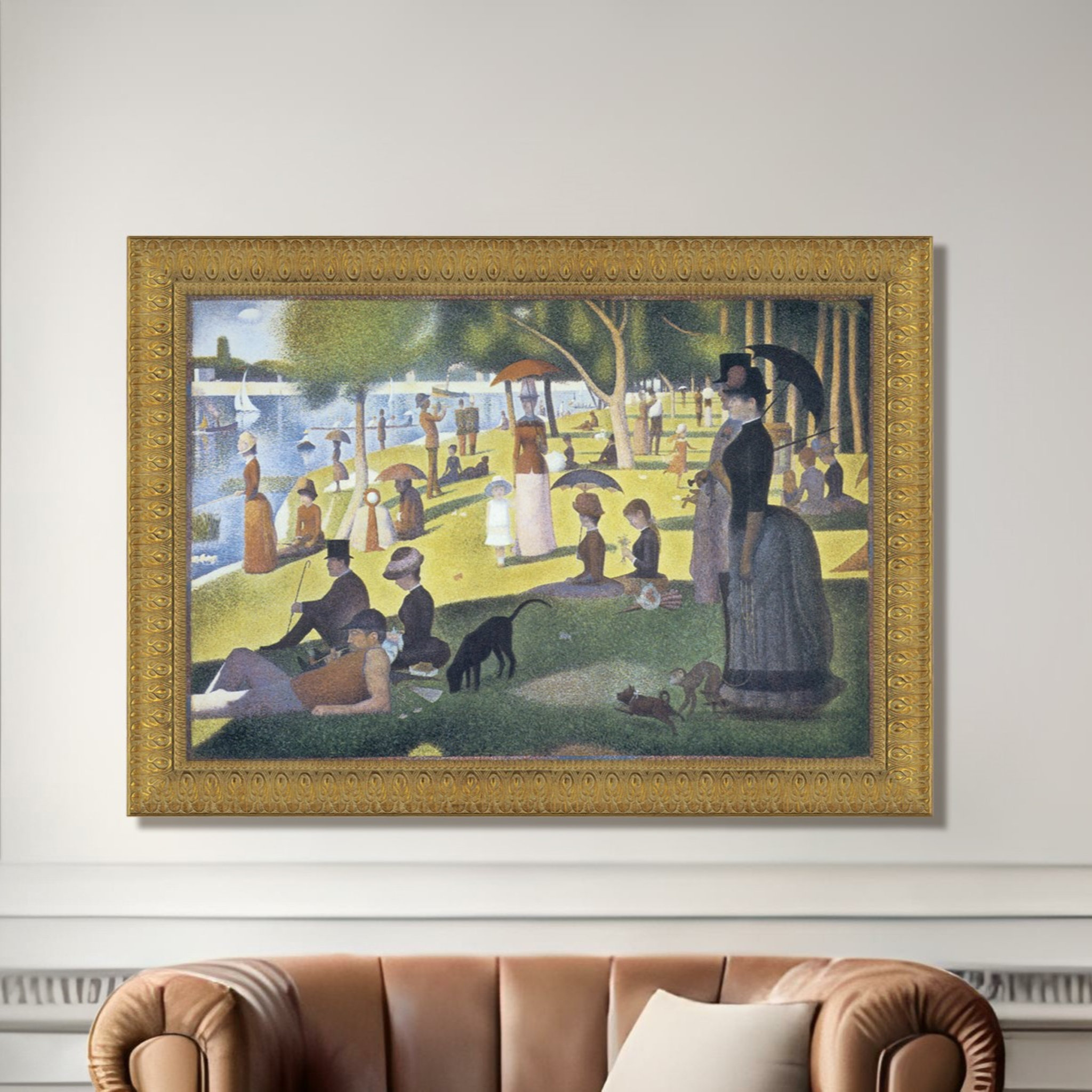 Vault W Artwork Sunday Afternoon on the Island of La Grande-Jatte, 1886 ...