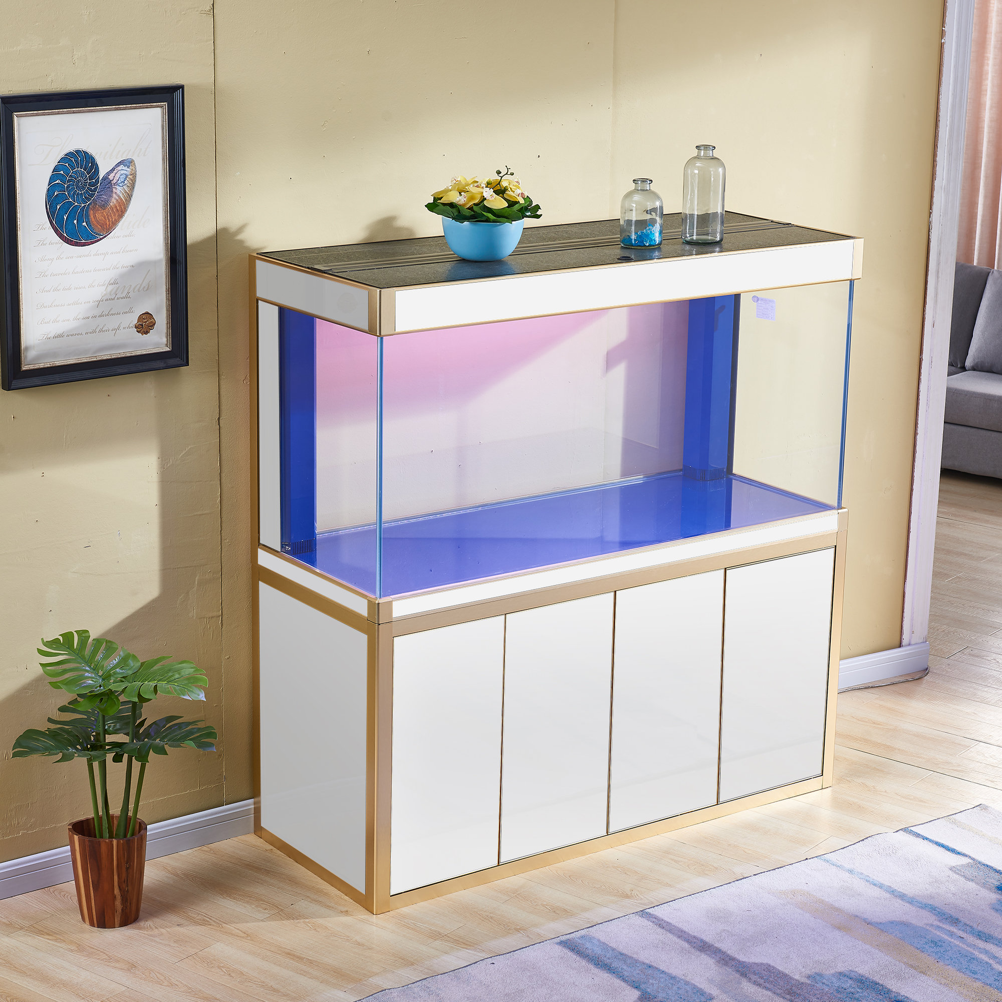 AQUA DREAM Rectangle Aquarium Tank | Wayfair