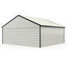 WANDINGT 23FT X 22FT Double Door Garage Metal Shed With Side Entry Door ...
