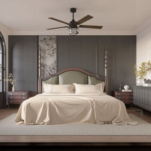 Inlight 52'' Integrated LED Indoor Ceiling Fan with Light Kit ,Downrod ...