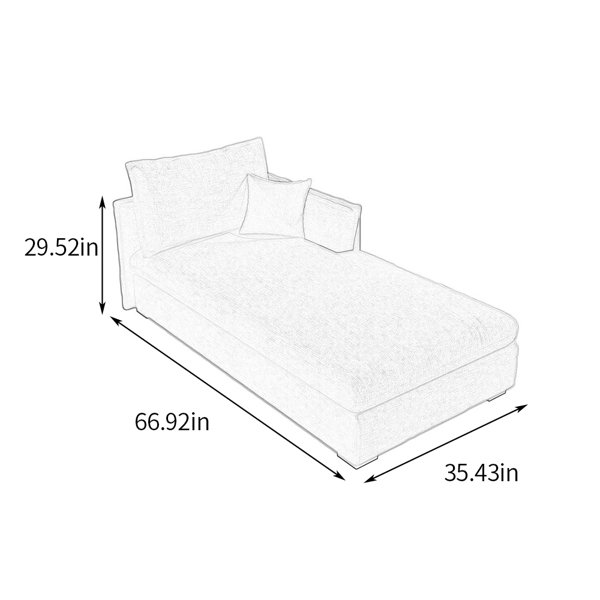 Comfort Zone Furniture.e Comfort Solid Wood Frame Indoor Chaise Lounges ...